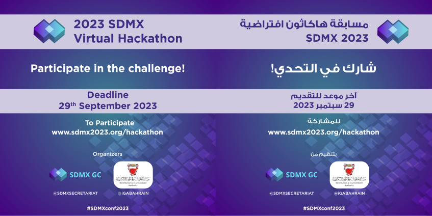 Virtual Hackathon held as part of 9th SDMX Global Conference